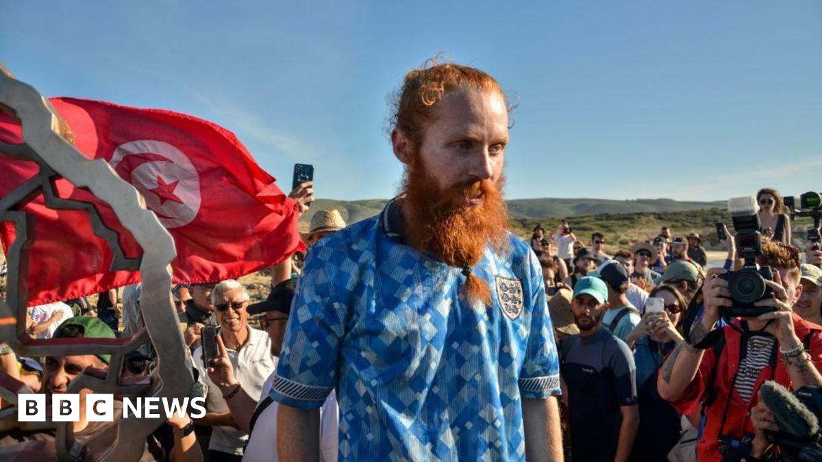 Hardest Geezer: Man who ran length of Africa begins new challenge - BBC ...