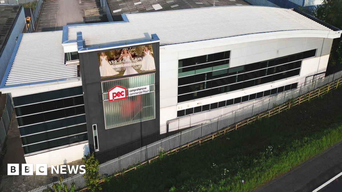 M606 motorway billboard refused as it would 'distract drivers' - BBC News