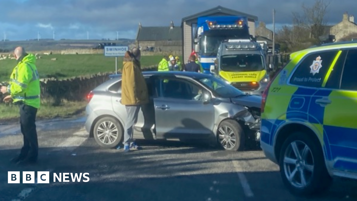 Swinhoe junction: Progress plea over 'deadly' road - BBC News