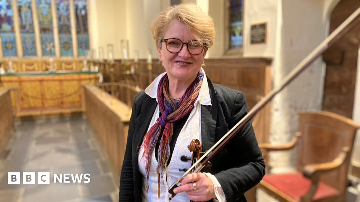 Musician in Warwickshire rediscovers viola she played as teenager - BBC ...