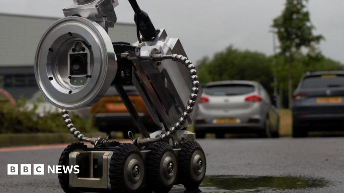 Northumbrian Water sewer robot mission to detect blockages - BBC News