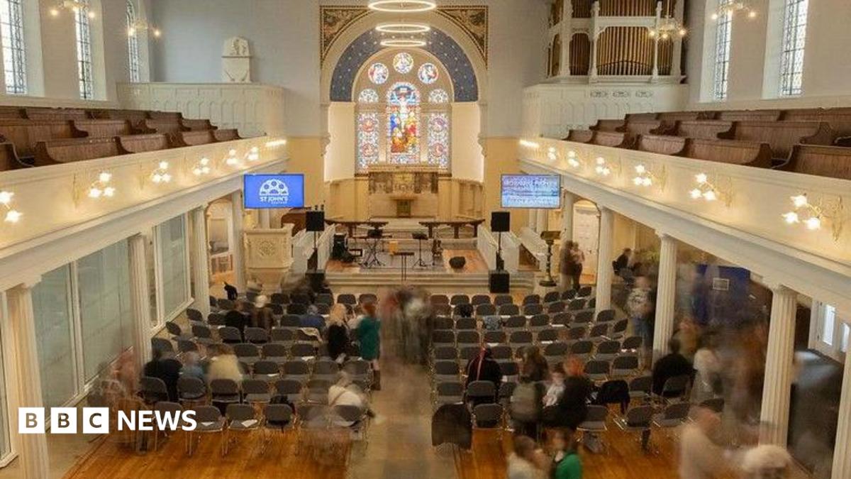 Chatham church reopens after multimillion-pound restoration - BBC News