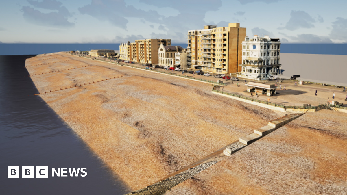 Brighton sea defence scheme to cost £4.5m more than planned - BBC News