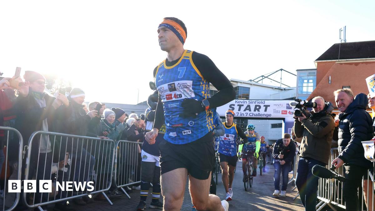 Kevin Sinfield to finish ultra-marathon challenge with Leeds Santa Dash ...