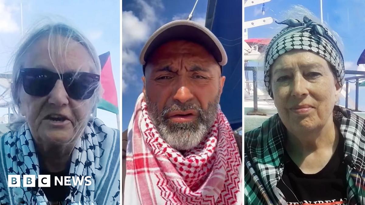 Scots on intercepted Gaza aid flotilla detained in Israel - BBC News