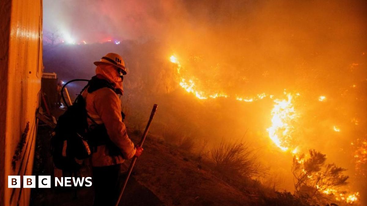 Dick Van Dyke and Cher forced to evacuate Franklin fire in Malibu - BBC ...