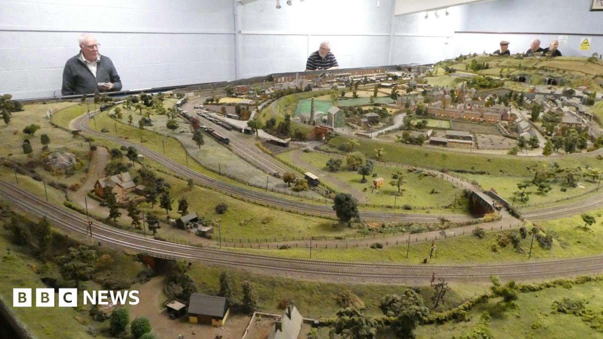 Under threat 40ft model railway to remain open - BBC News