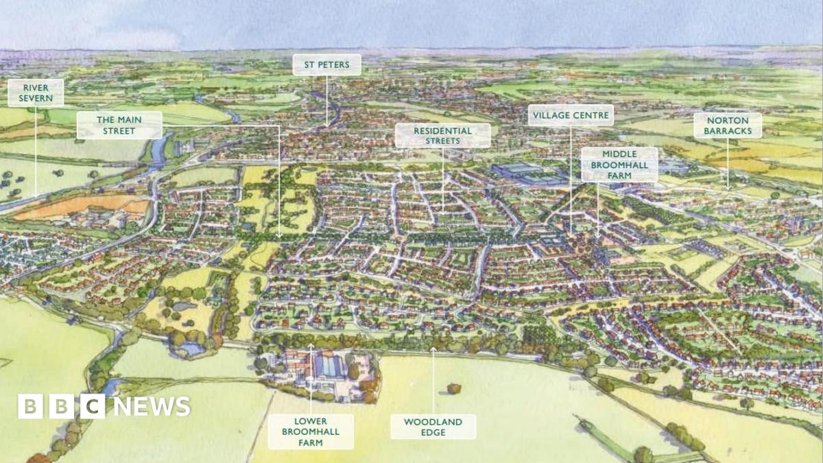 Major Worcestershire development plans received mixed response - BBC News