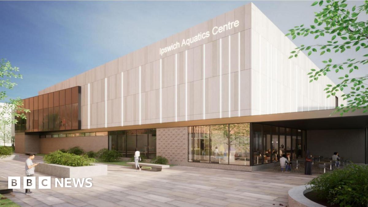 Ipswich aquatics centre project approved next to Portman Road - BBC News