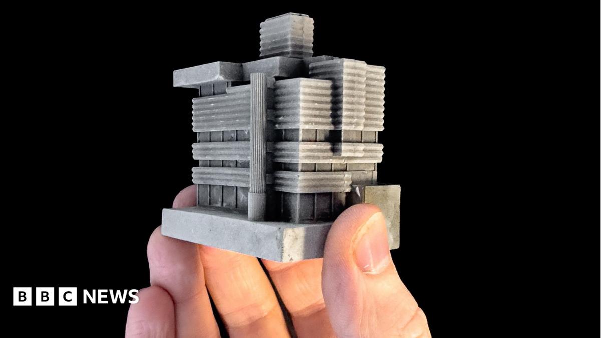 Artist shares passion for Brutalist architecture with the world - BBC News