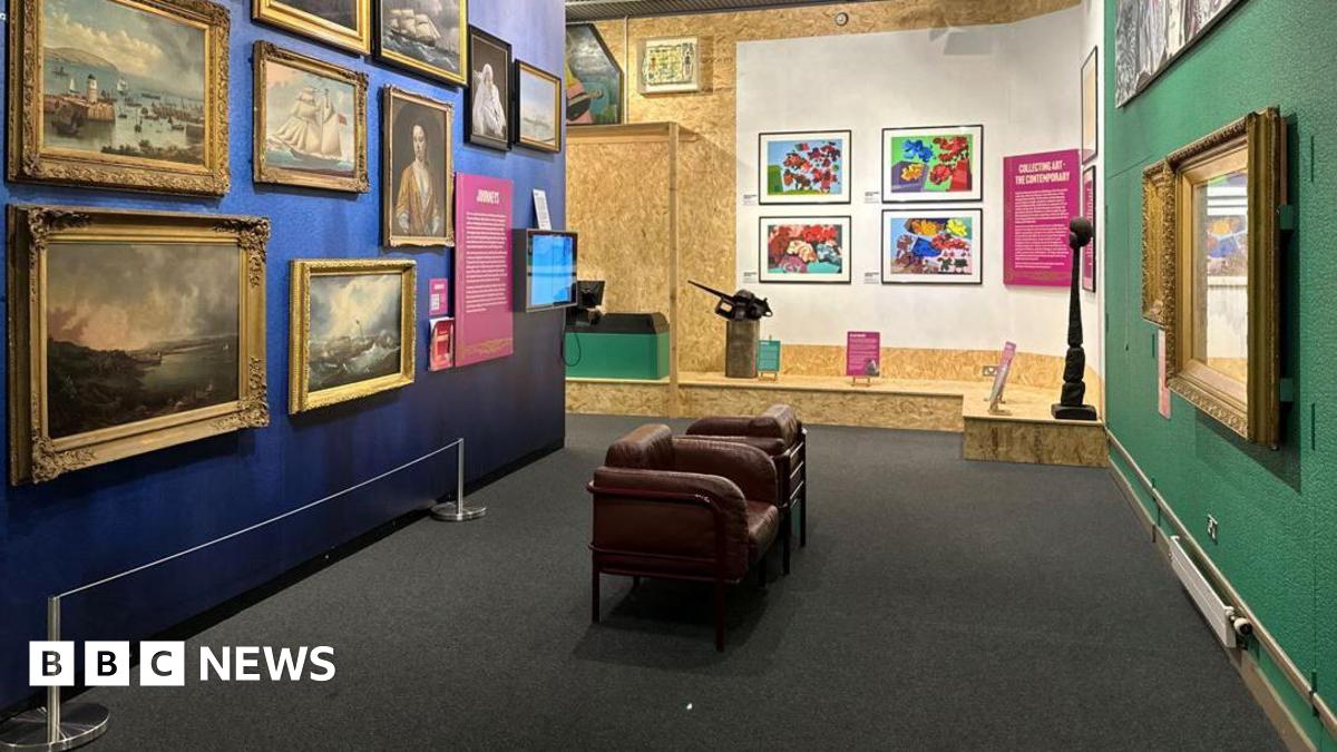 National Art Gallery reopens at Manx Museum after revamp - BBC News