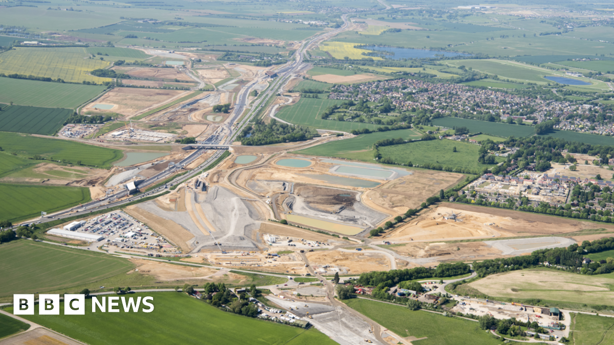 The legacy of the A14 Cambridge to Huntingdon upgrade - BBC News