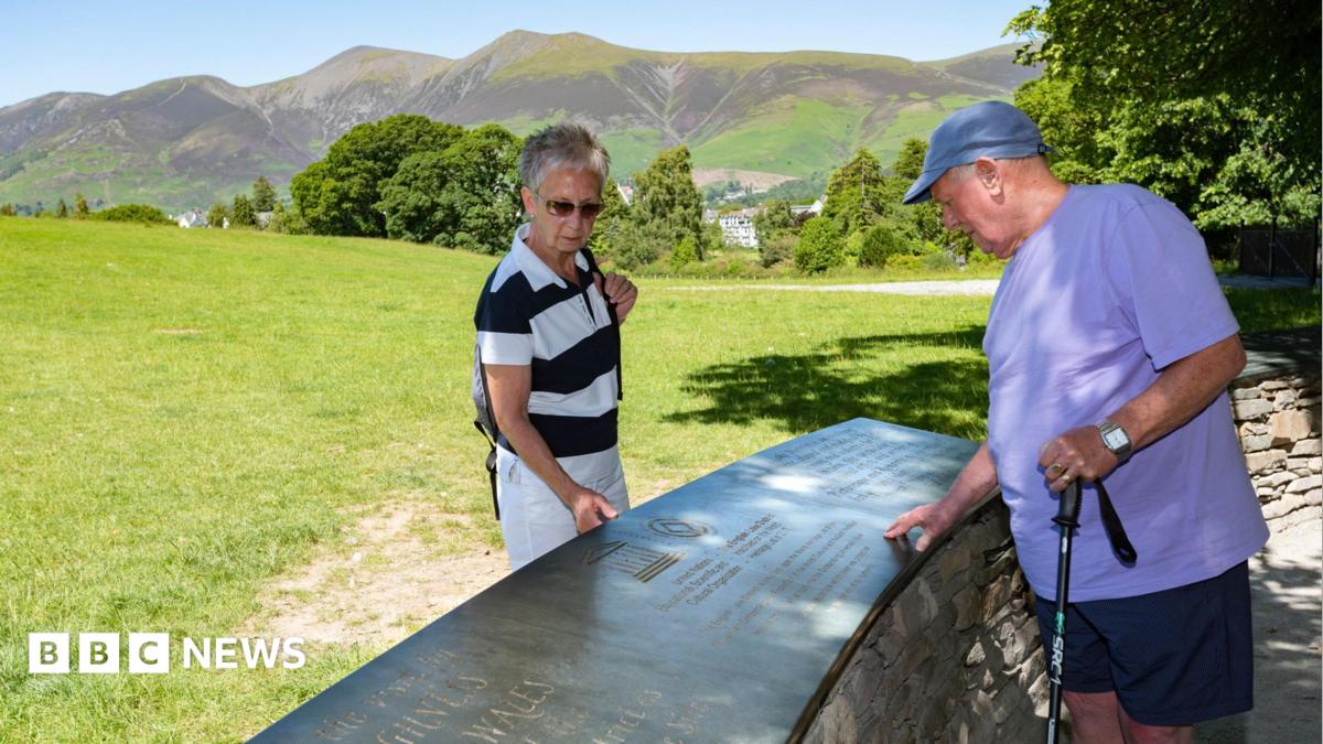 Keswick park linked to 'first' environment protest turns 100 - BBC News