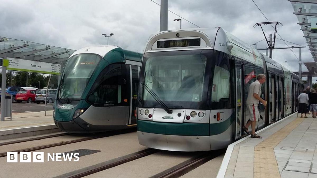 Transport group sets out blueprint for £405m Derby tram network - BBC News