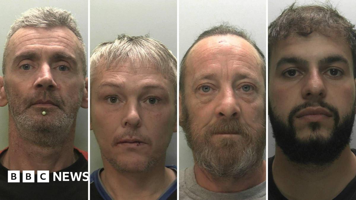 Four sentenced for violent disorder in Plymouth - BBC News