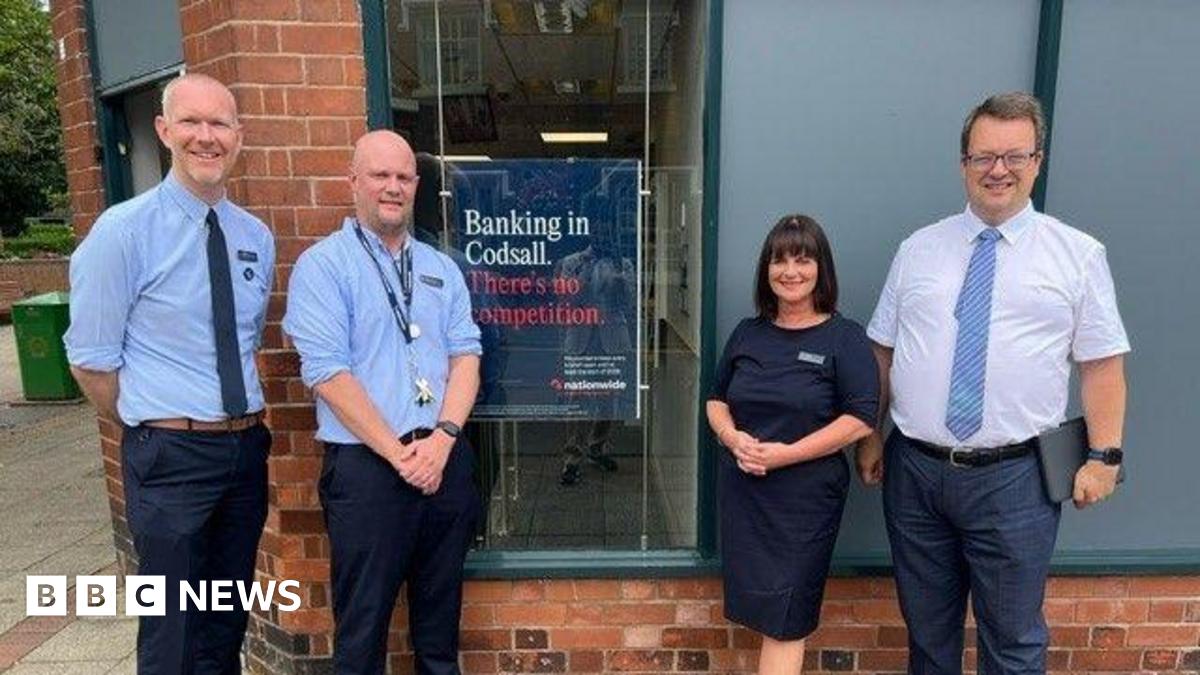 Building society in Codsall reopens after refurbishment - BBC News
