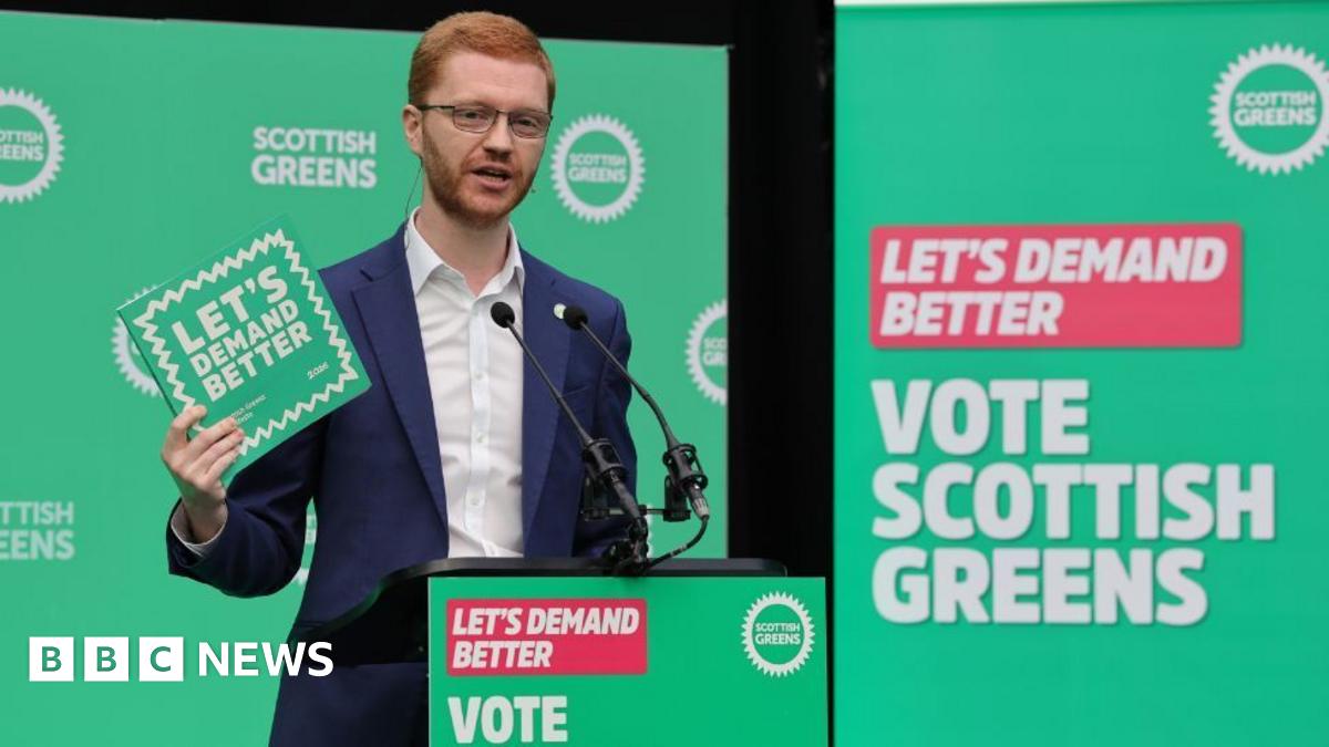 Greens pledge to transform Scotland at manifesto launch - BBC News