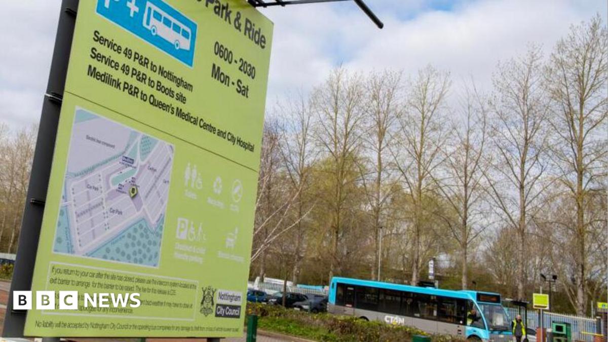 Nottingham park and ride to remain closed over weekend - BBC News