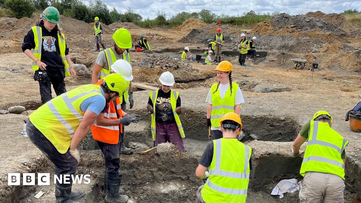 Neanderthal tools, mammoths and new species at Cotswolds dig - BBC News