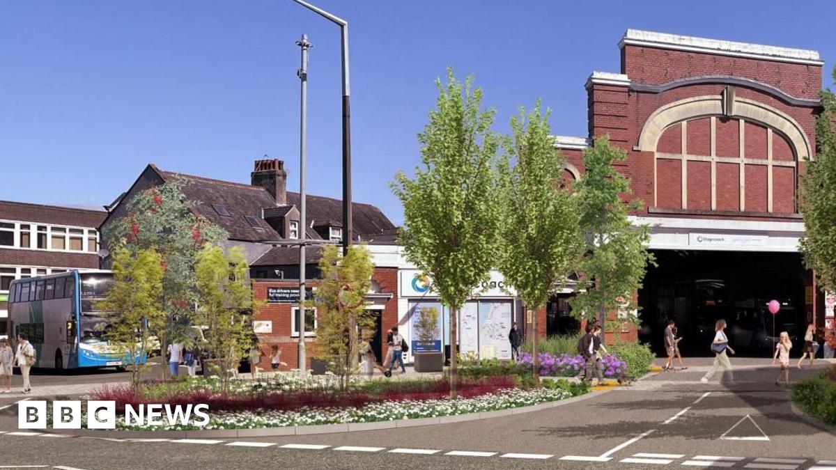 Workington evening road closures for works outside bus station - BBC News