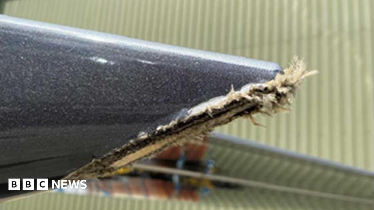 Private jet wing damage is known landing risk - accident report - BBC News