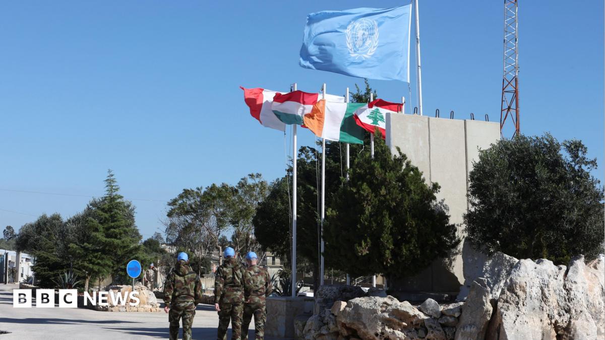 Lebanon: Irish Defence Forces come 'under small arms fire' - BBC News