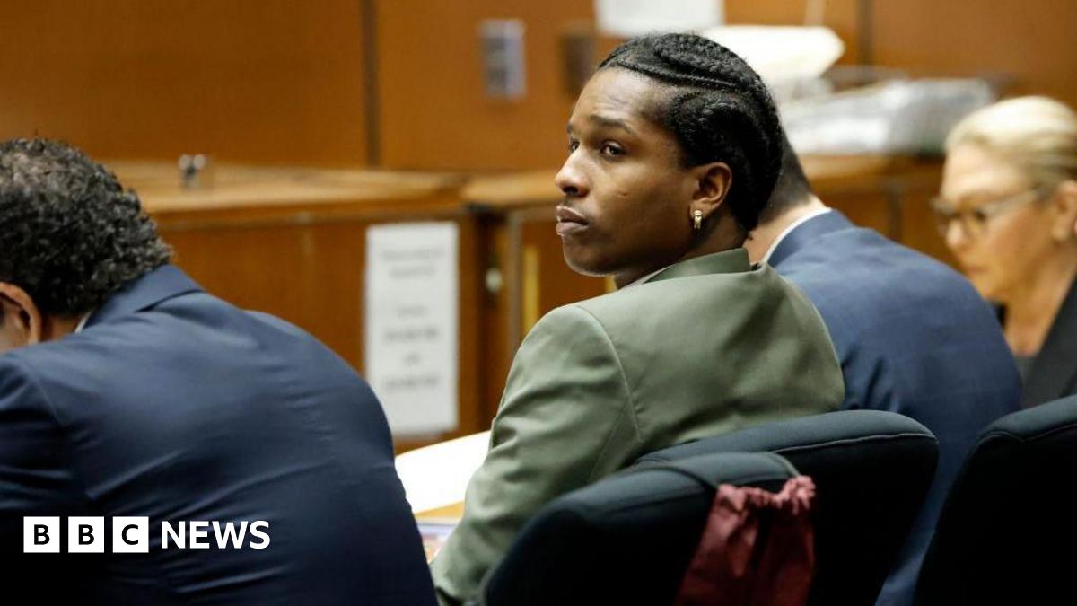 A$AP Rocky not guilty of firearm assault on LA street - BBC News