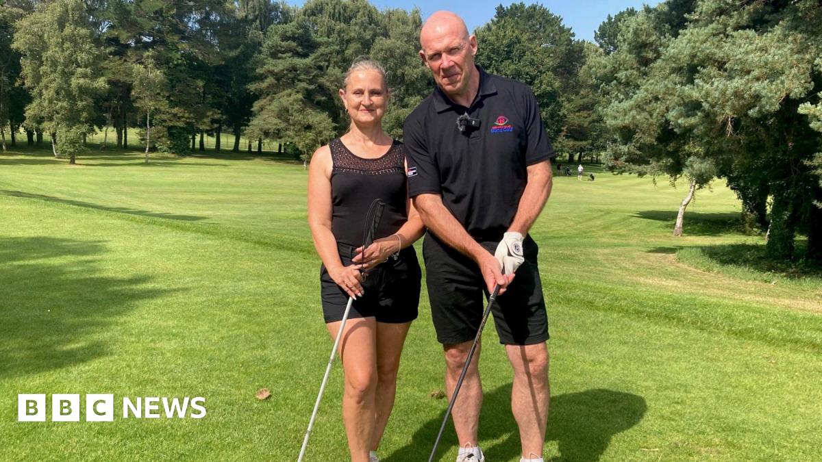Meon Valley: 'Exciting times' says blind golfer ahead of masters - BBC News
