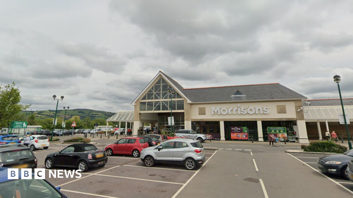 Morrisons: Driver in Caerphilly supermarket car park crash dies - BBC News