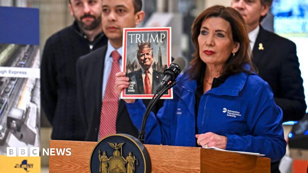 Trump administration moves to end New York City congestion charge - BBC ...