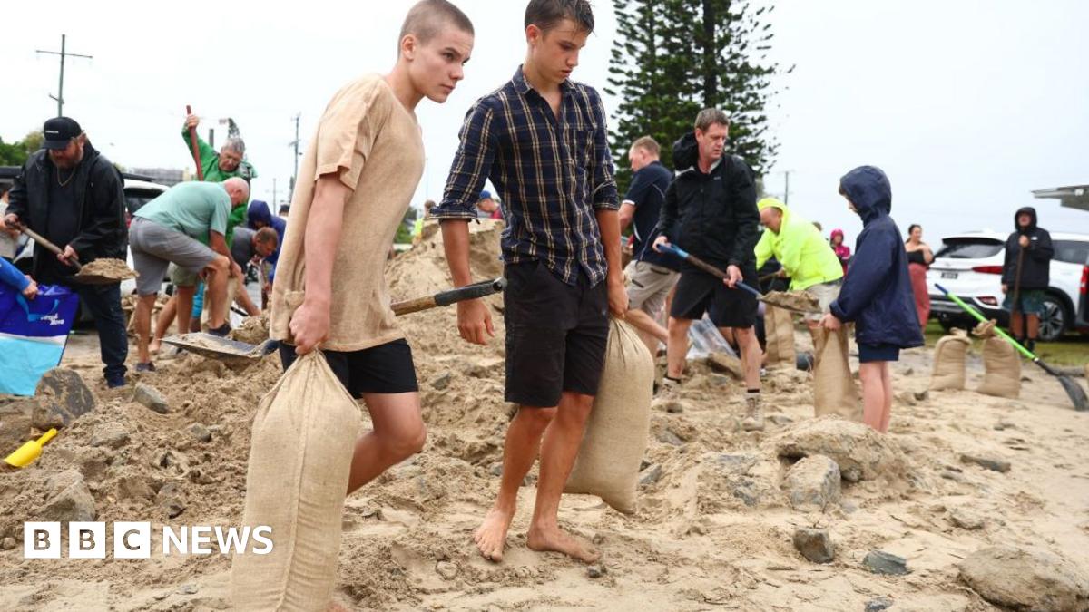 Cyclone Alfred downgraded as tropical storm hits Australian coast - BBC ...
