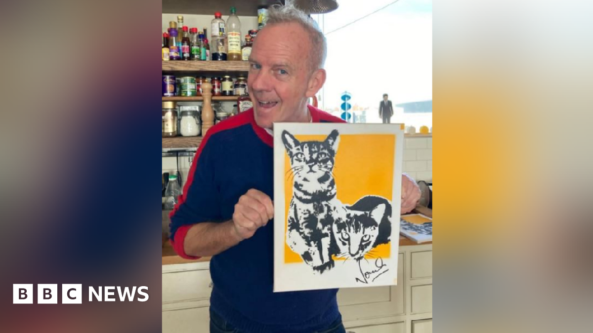 Artwork by Hove DJ Fatboy Slim to raise money for animals - BBC News
