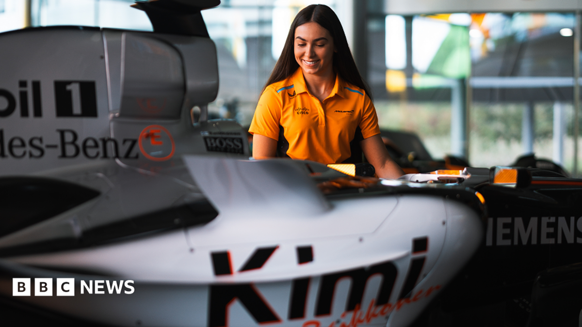 Formula 1: McLaren's Welsh teen hopes to inspire other women - BBC News