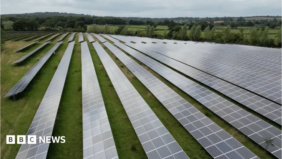 Massive solar farm in Shropshire gets green light at High Court - BBC News