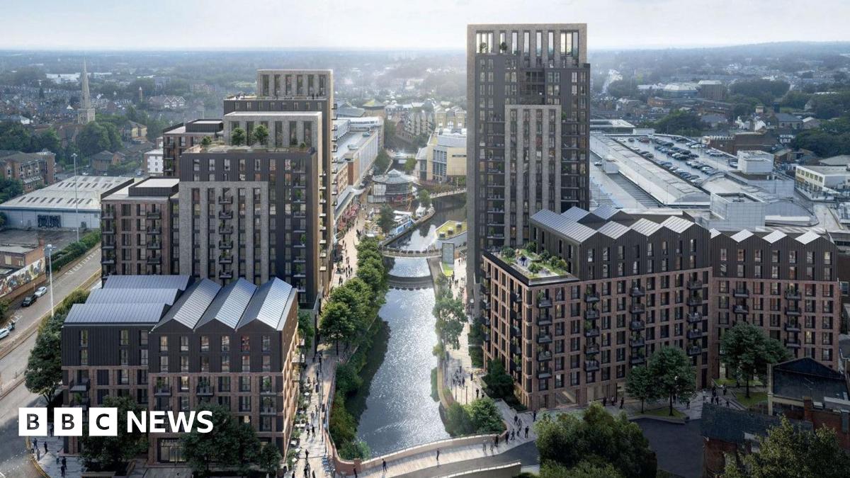 Residential plans for the Oracle in Reading set for approval - BBC News