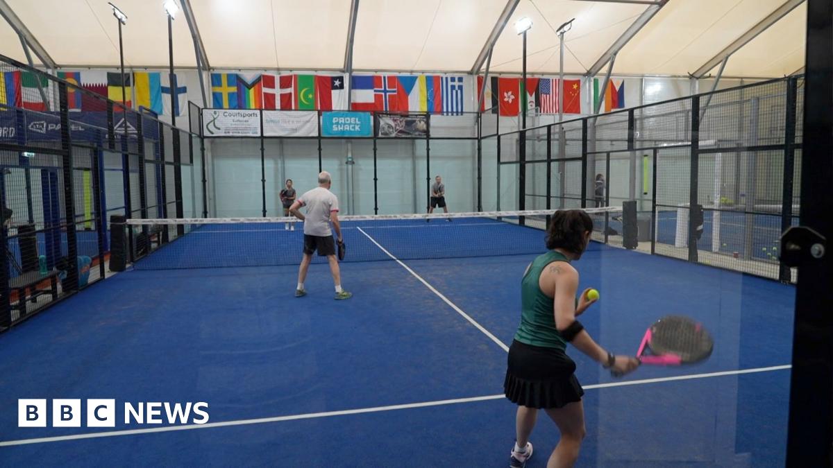 Padel: The new racquet sport hitting London - BBC News