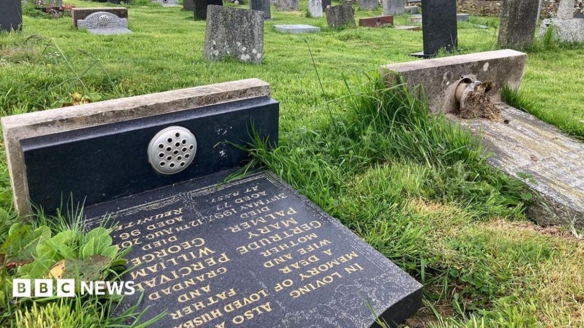 Safety checks at cemetery after boy, 4, killed - BBC News