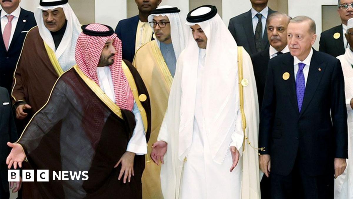 Saudi crown prince says Israel committing 'genocide' in Gaza - BBC News