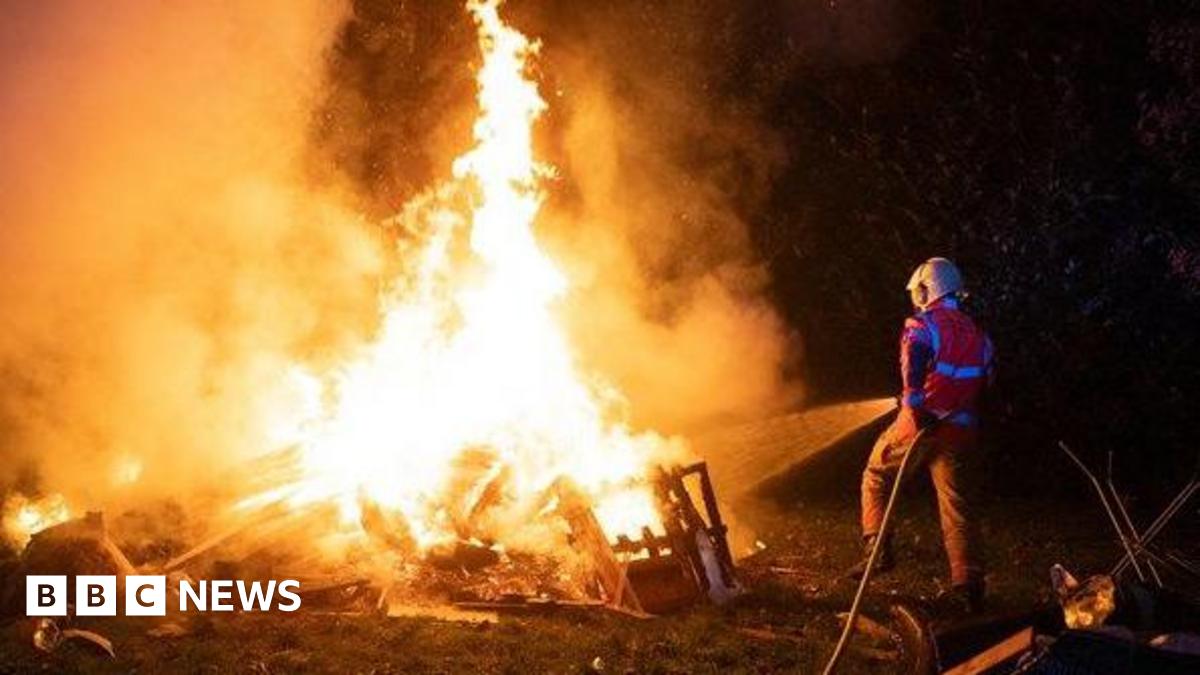 Warning after Greater Manchester firefighter attacked with firework ...