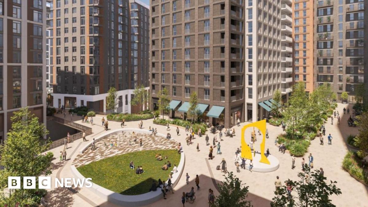 Plan for hundreds of Reading town centre flats unveiled - BBC News