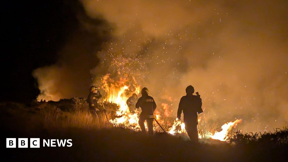 Appeal after three 'deliberate' fires on Devon moorland - BBC News
