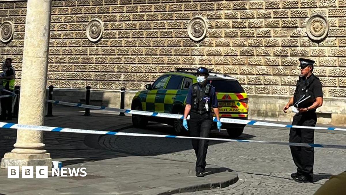 Two taken to hospital in Bath after woman approached them with bag ...