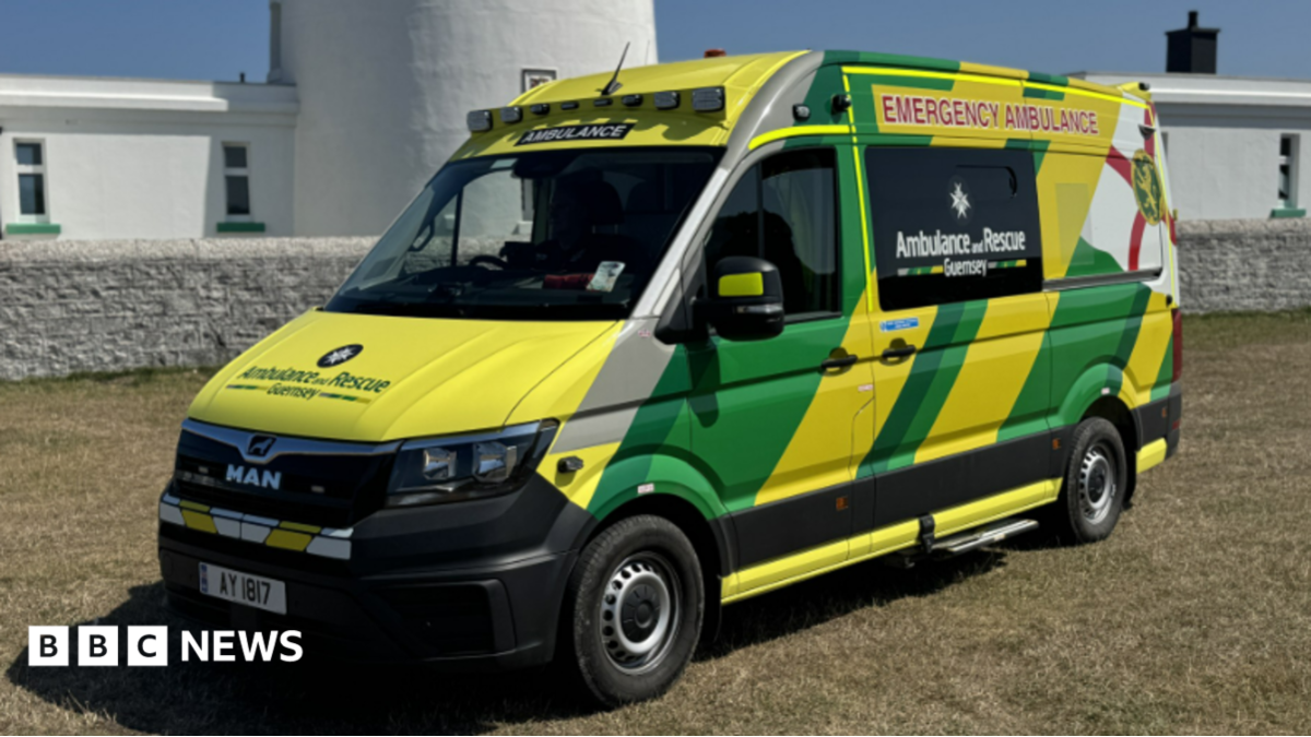 Alderney's new 'world-class' ambulance to improve care and safety - BBC ...