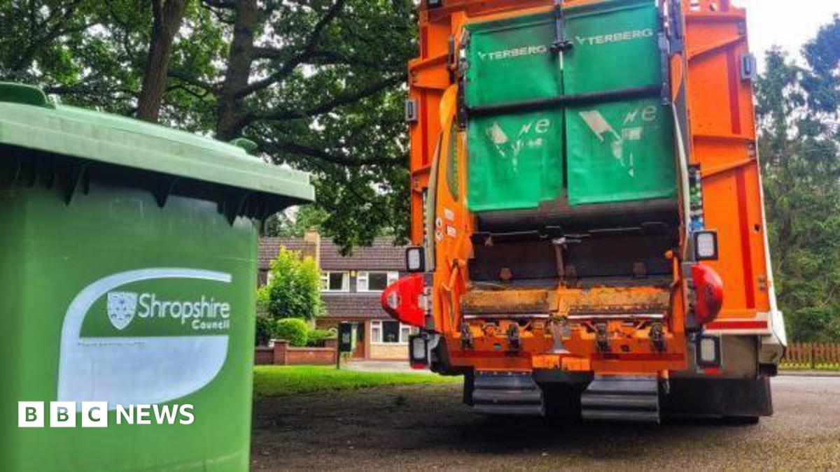 Weekly food waste collection in Shropshire 'not achievable' - BBC News