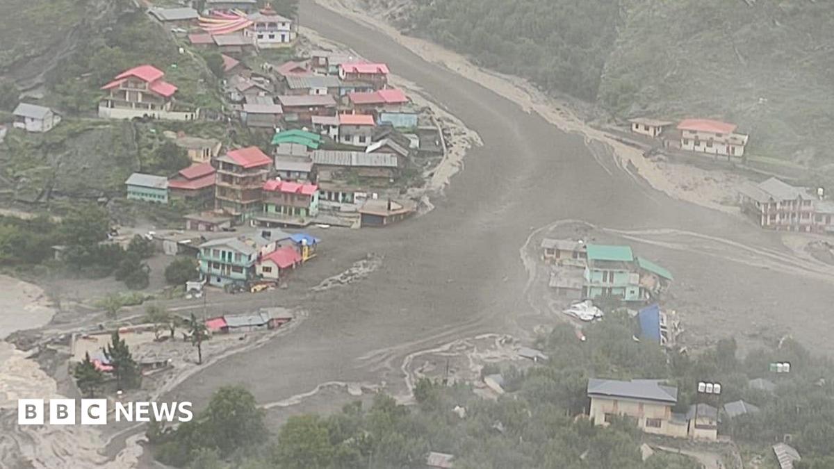 Dharali, Uttarakhand: Cloudburst triggers flash floods with dozens ...