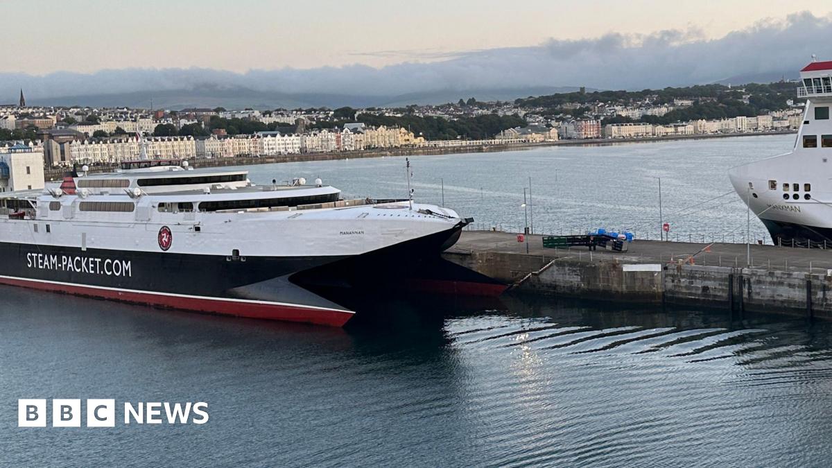 Manx fast craft ferry returns to normal service after repairs - BBC News