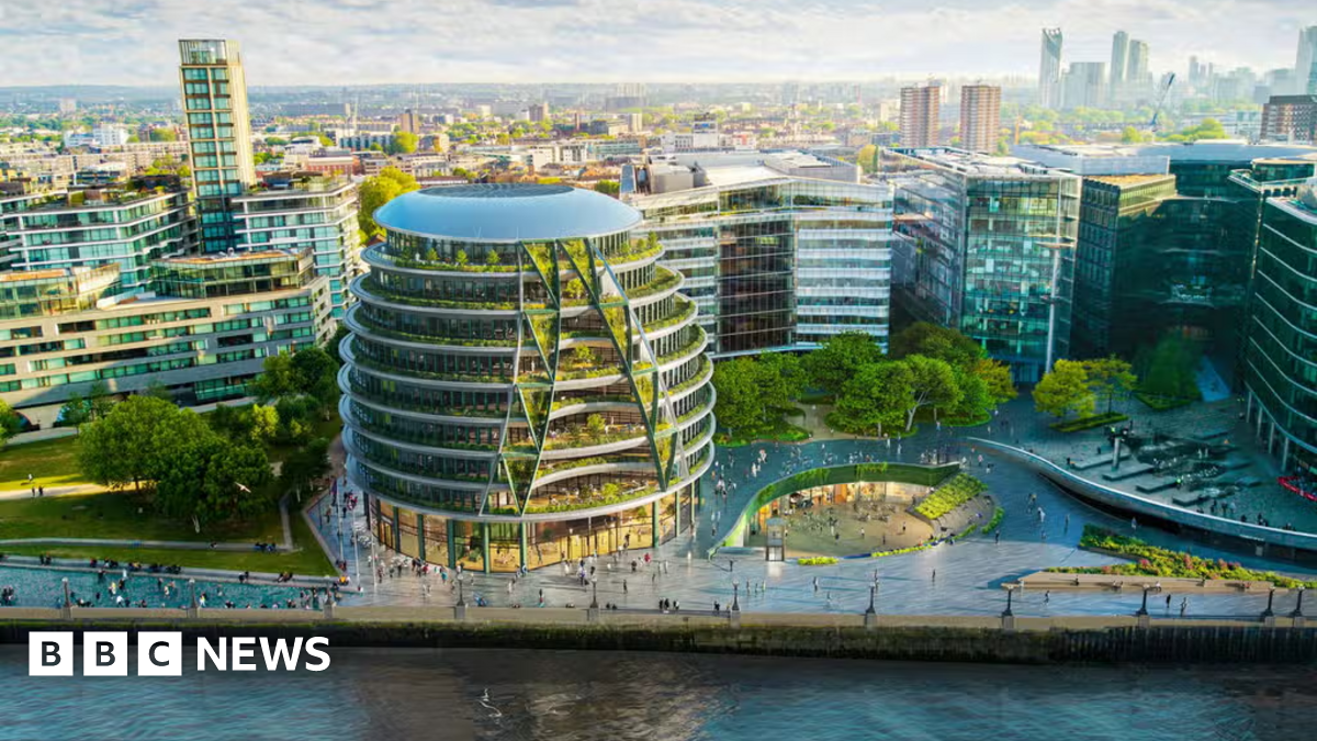 London City Hall: Plan to remove glass shell with balconies - BBC News