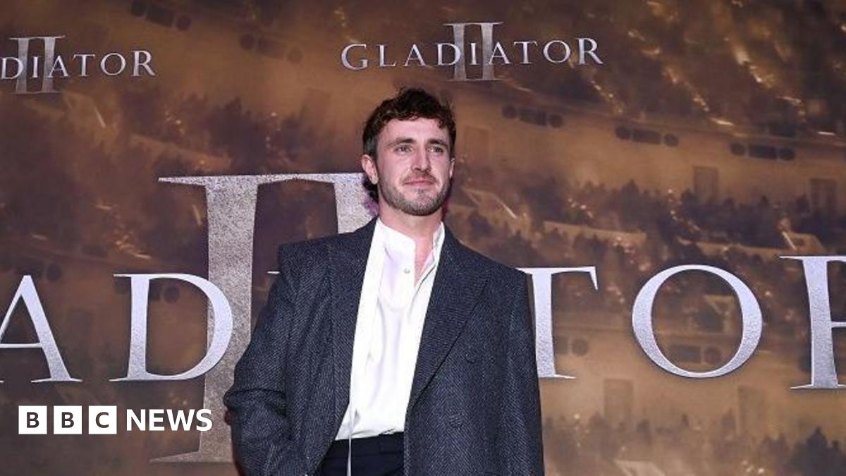 Gladiator II: Paul Mescal at Dublin premiere - BBC News
