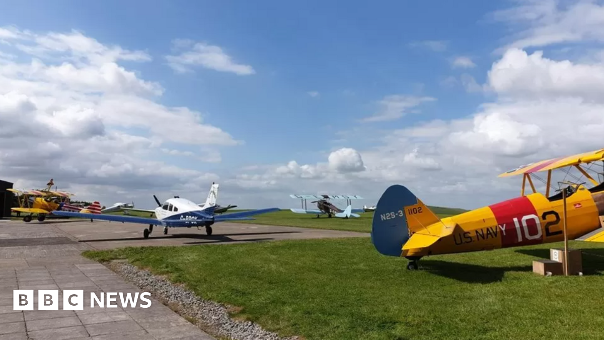 Compton Abbas Airfield runway footpath could be diverted - BBC News