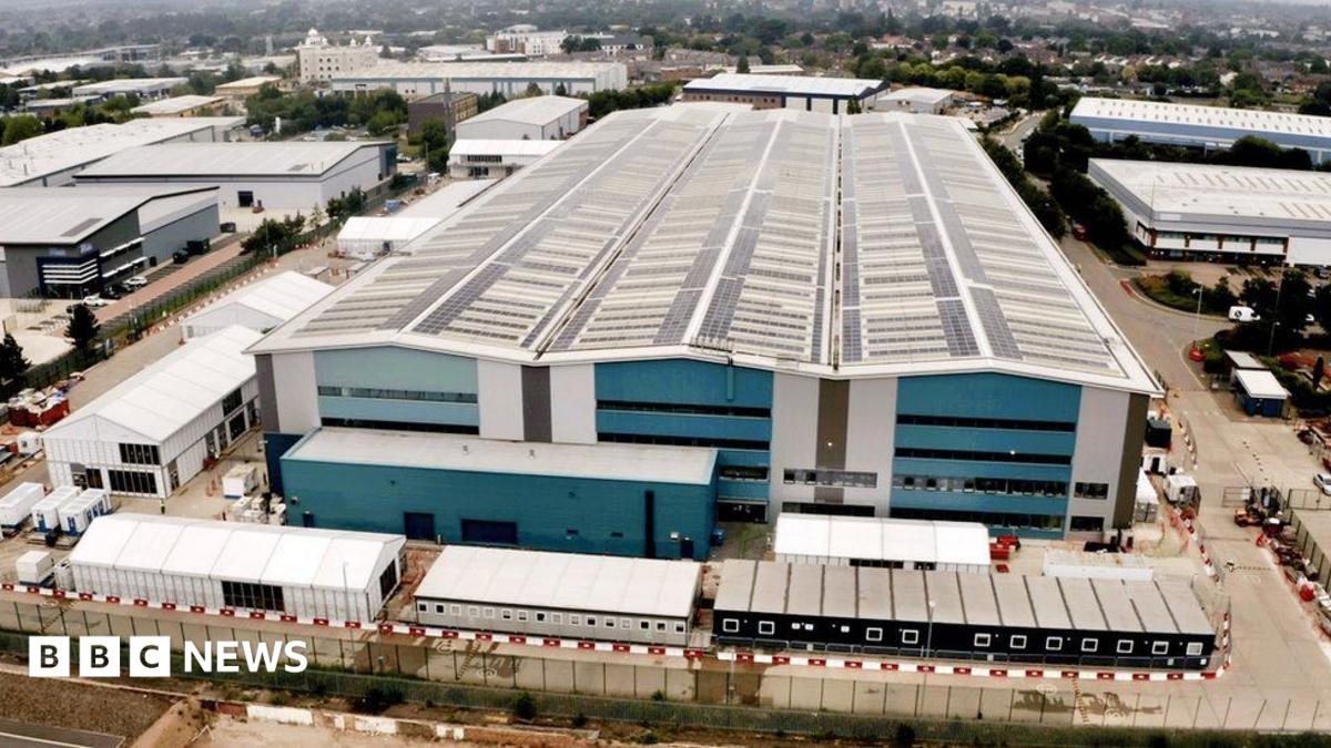 UK's first Covid mega lab up for sale - BBC News